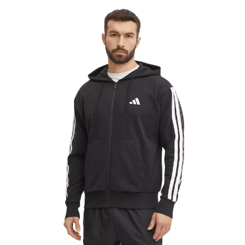 Campera Adidas Essentials French Terry 3 Bandas en Once | Trendo